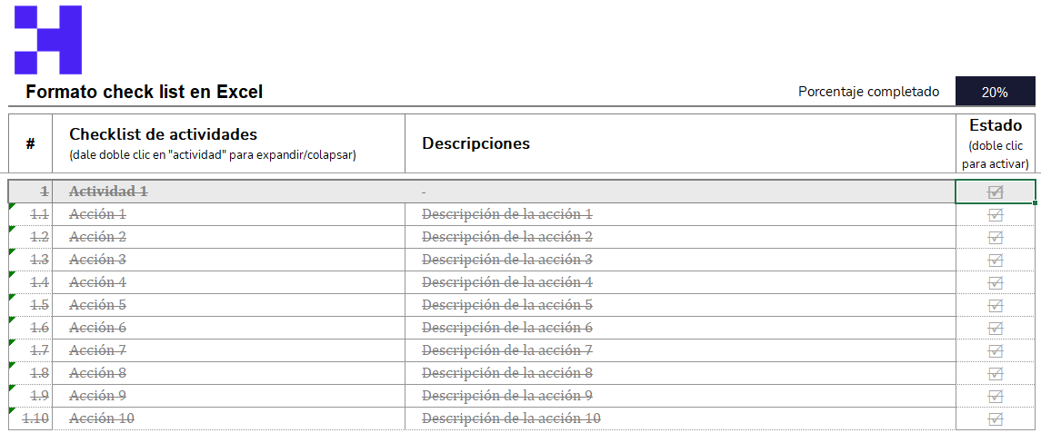 GRATIS Plantilla Formato De Check List En Excel 2021 Herramientas 